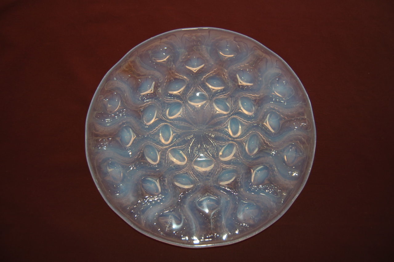 Rene Lalique Bulbes Plate - Rene Lalique Glass